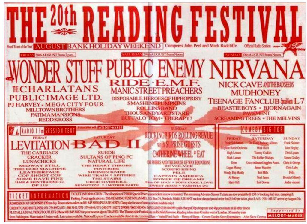 A shoegazers memory of Reading Festival 1992 - Rave Down Radio